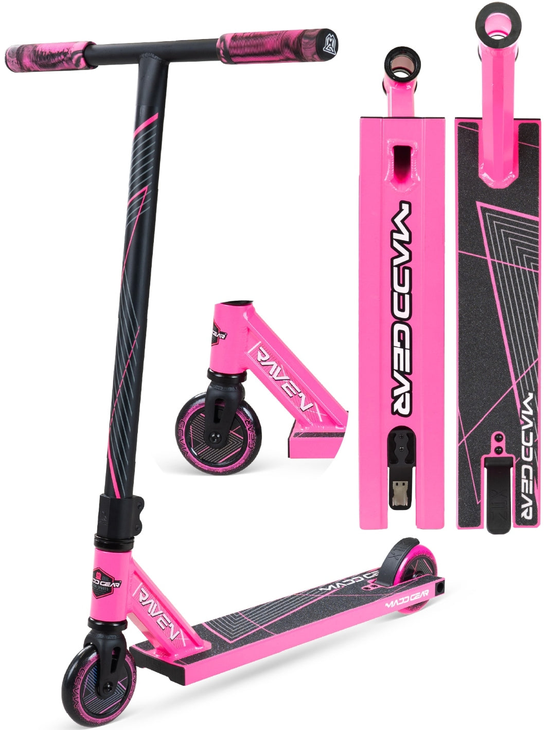 MADD GEAR MG1 RAVEN SCOOTER PINK / BLACK – Madd Gear NZ