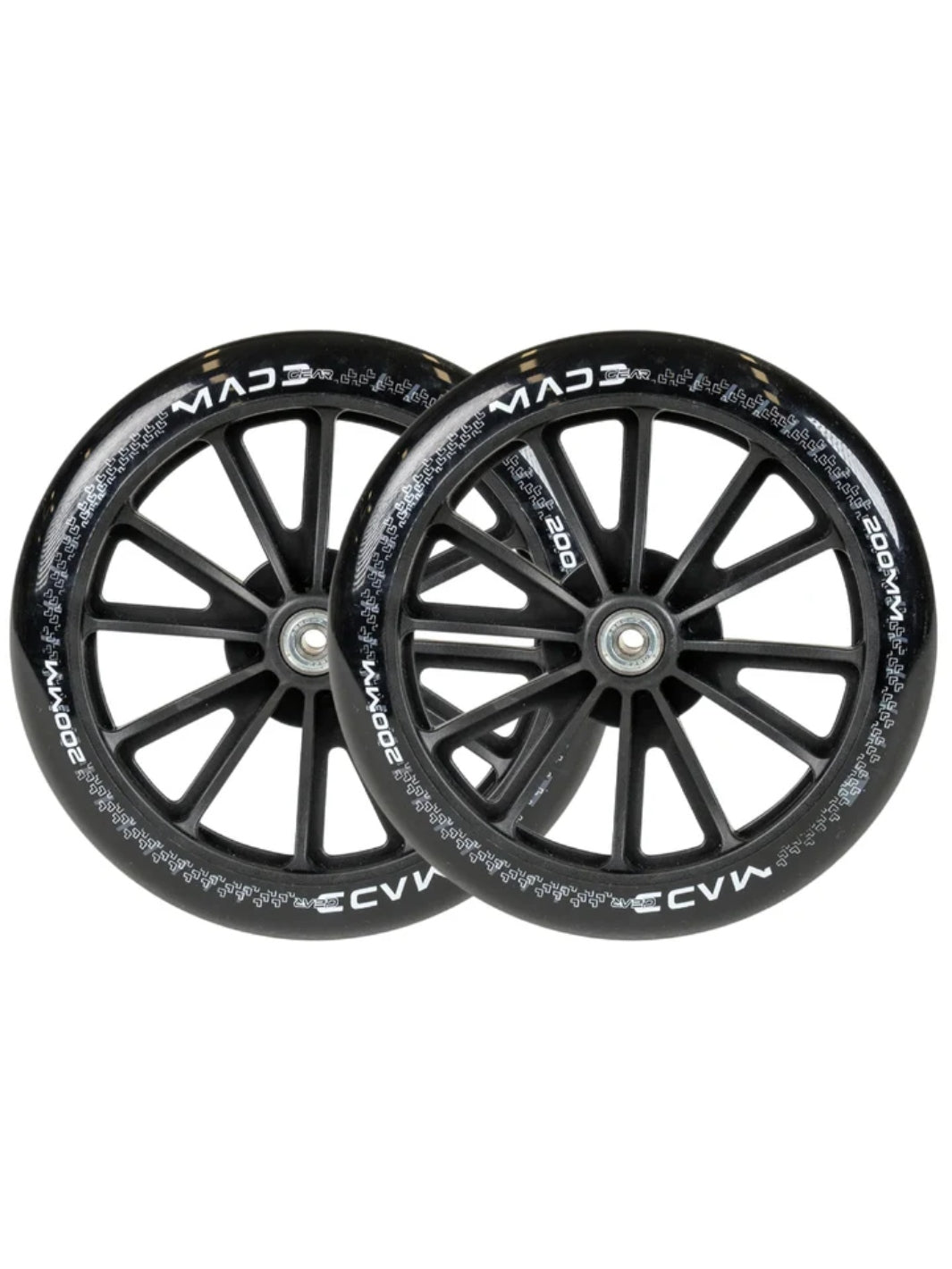 MADD GEAR 200MM METRO CRUISE WHEEL BLACK – Madd Gear NZ